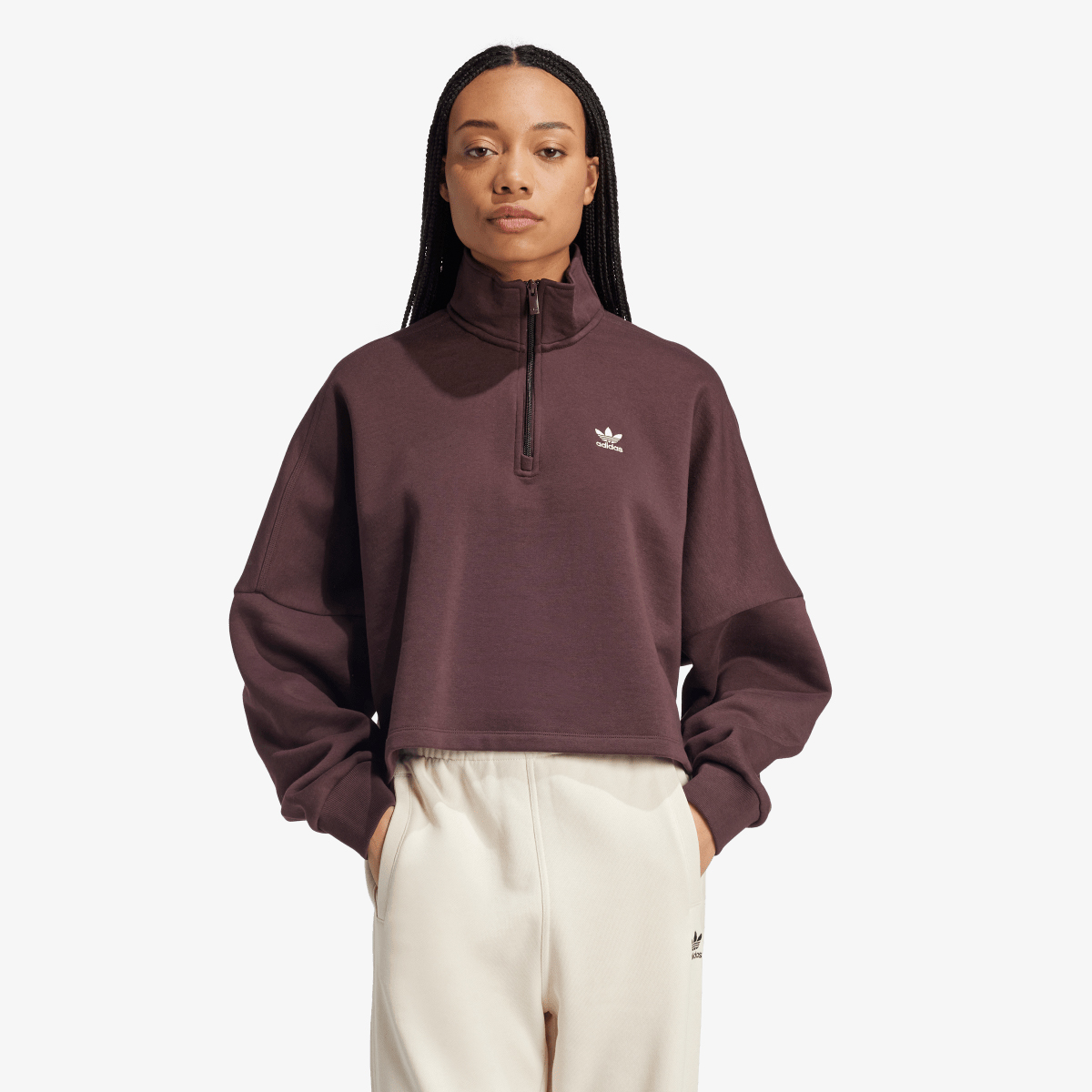 adidas Dukserica ESS HALF ZIP FL | Buzz Sneaker Station - Online Shop